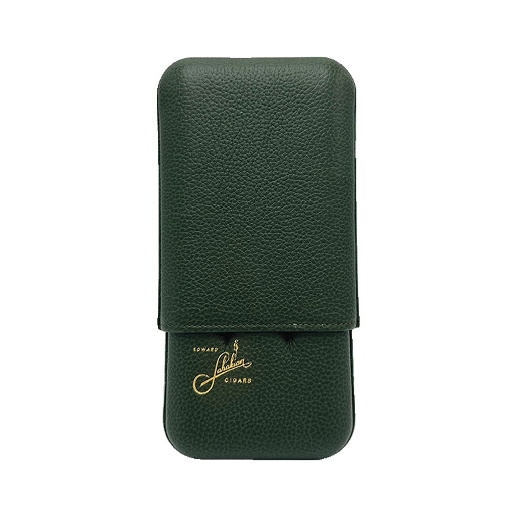 Edward Sahakian 3 cigar case - Green – Davidoff London