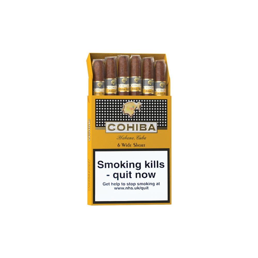 Cohiba Wide Short (Pack of 6) – Davidoff London